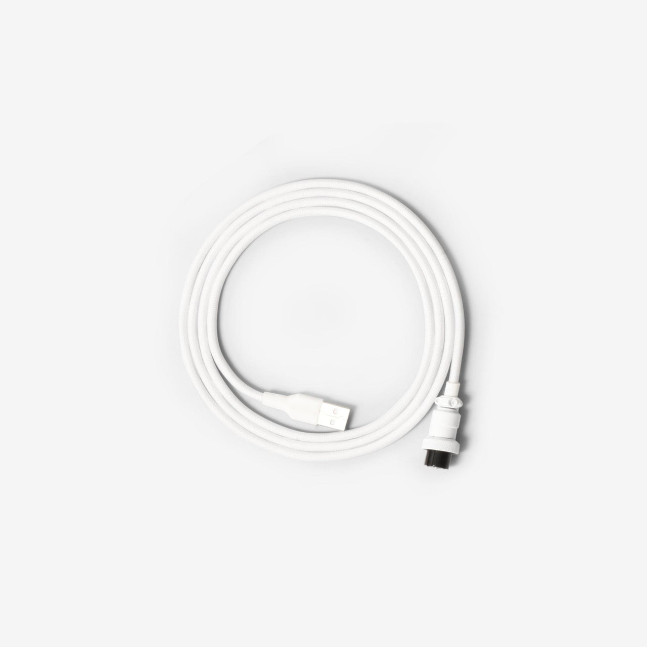 AKB White Custom Coiled Keyboard Cable – Aussie Keyboards